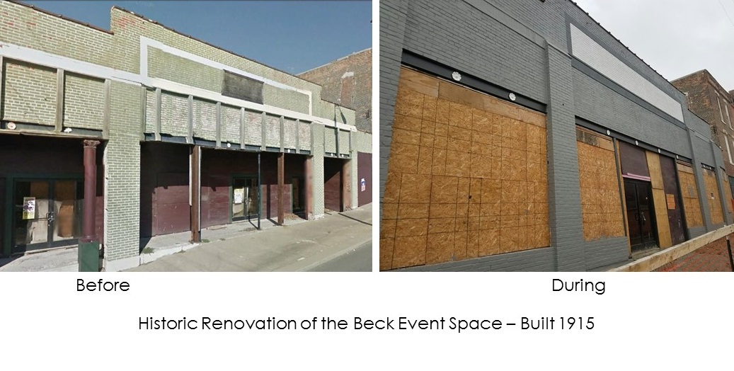 HISTORIC RENOVATION NEAR COMPLETION AT THE BECK EVENT SPACE | 4 Sight ...